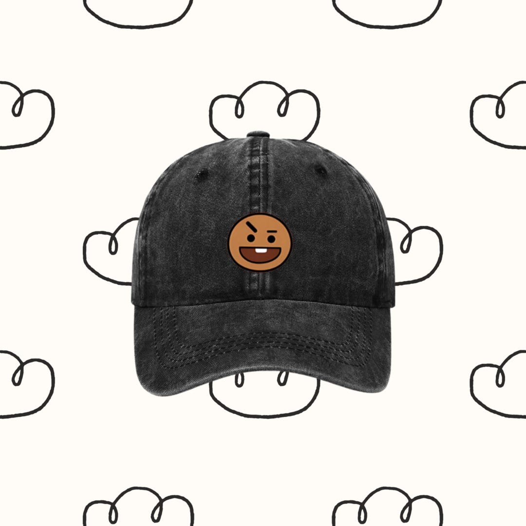 Denim Hat / Cap : 'army' BT21 Edition | Coton Denim Kpop Hat, BTS ...