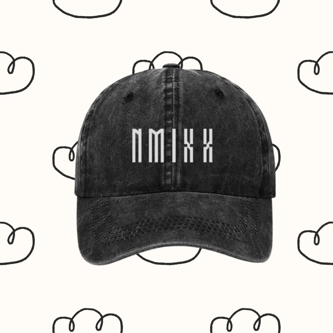 Denim Hat / Cap : 'nmixx' Edition | Coton Denim Kpop Hat "nmixx" | Kpop ...