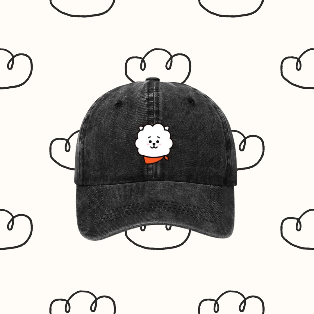 Denim Hat / Cap : 'army' BT21 Edition | Coton Denim Kpop Hat, BTS 'RJ ...