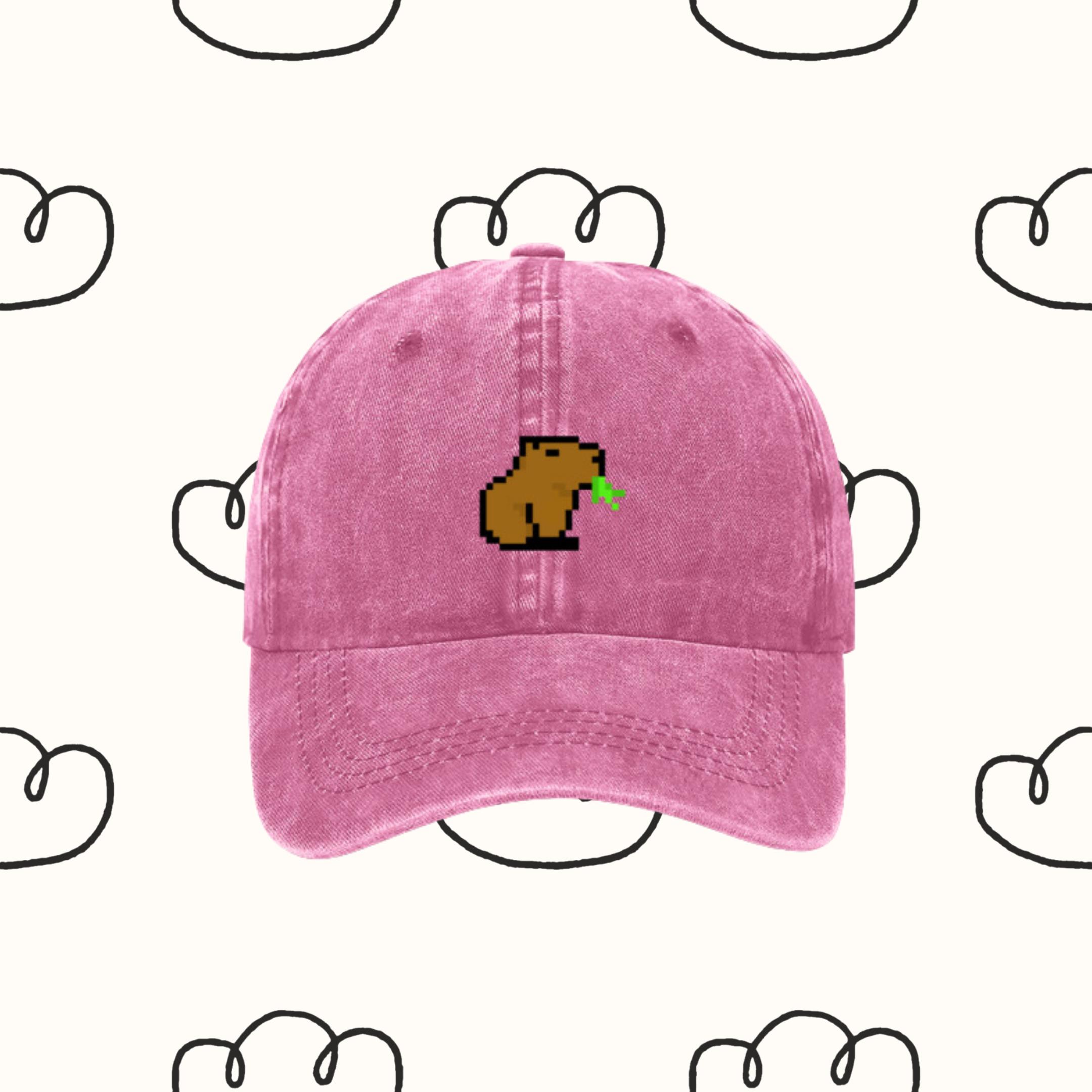 Chill Capybara Hat | Retro Style | Capybara Hat | Baseball Cap Retro ...