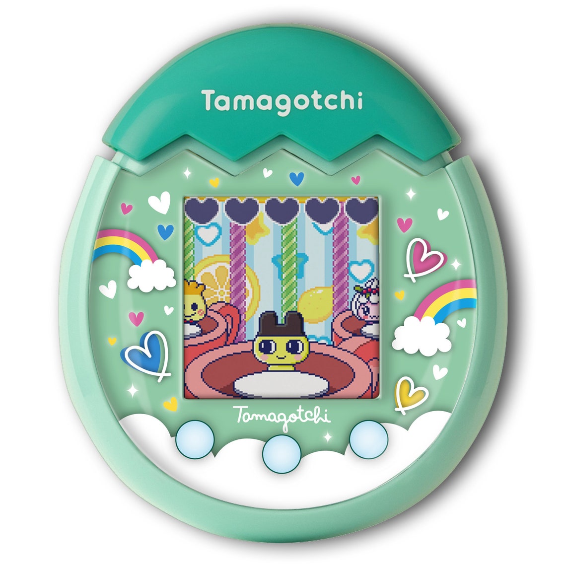 Printable PDF Faceplate Tamagotchi Pix X Fairy Meets Green Version! - Etsy