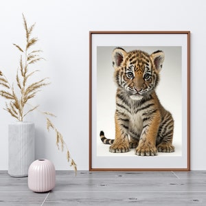 Tiger Cub Digital Print, Digital Print, Instant Download, Printable Art ...
