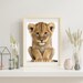 Lion Cub Digital Print, Digital Print, Instant Download, Printable Art ...
