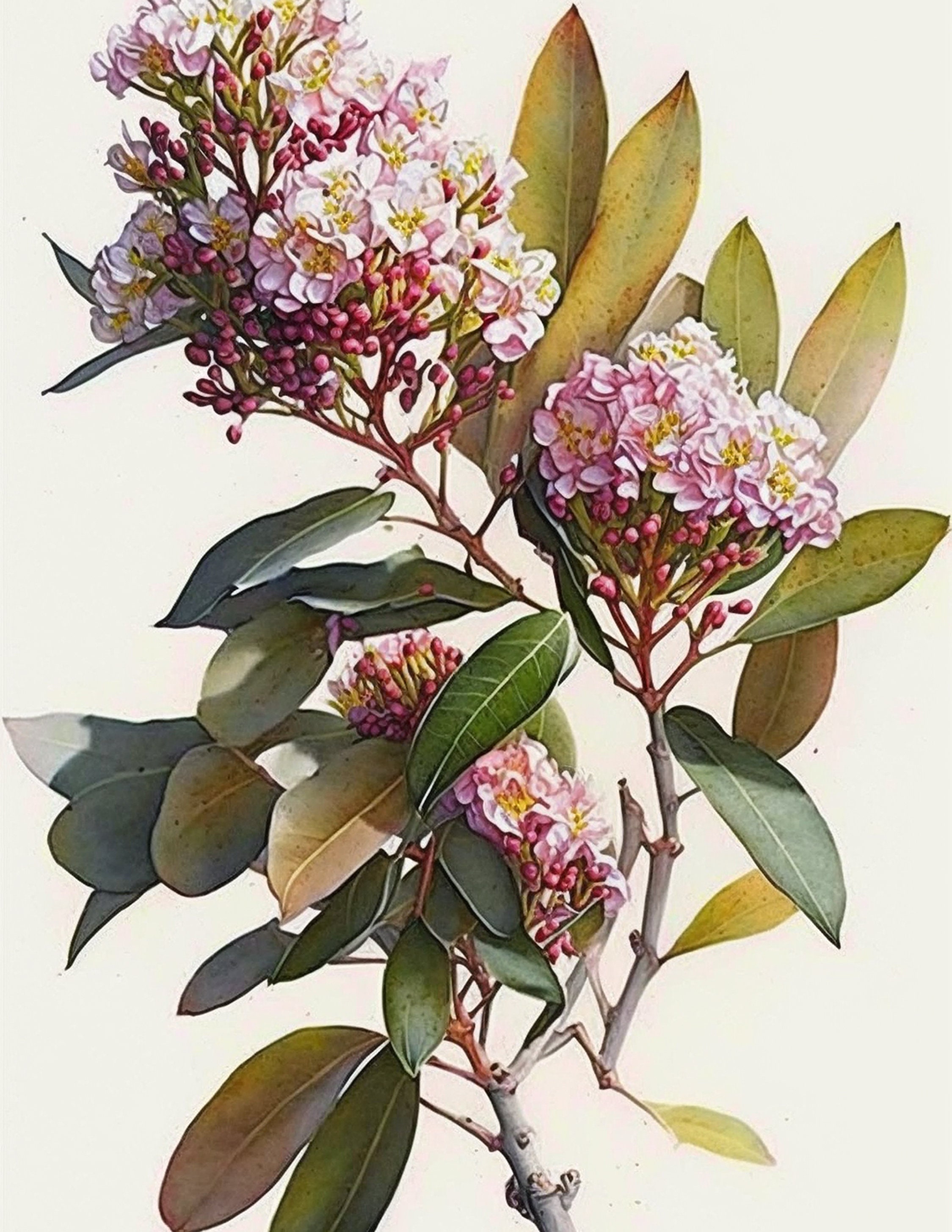 Watercolor Crape Myrtle Digital Print. Digital Print, Instant Download ...