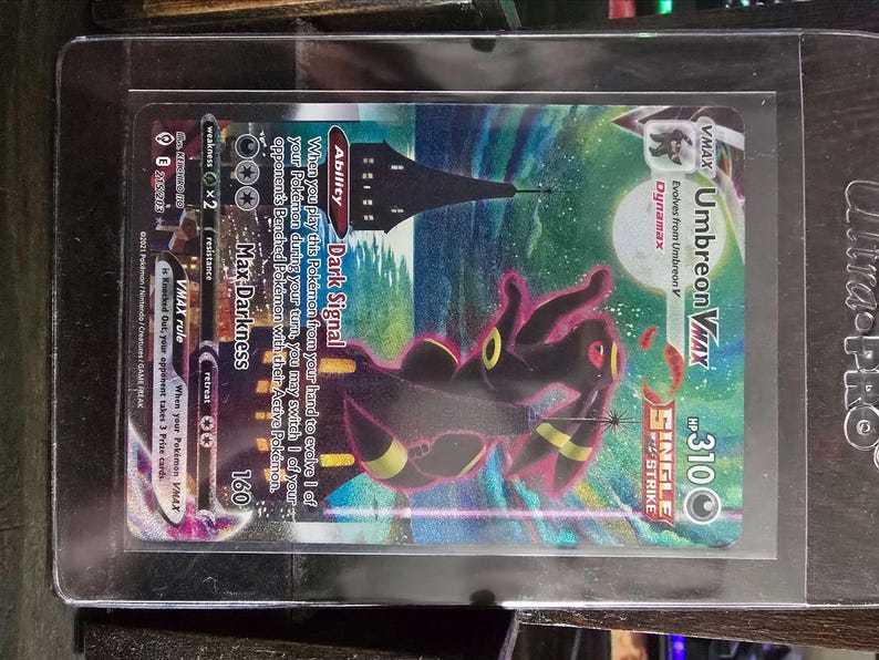 Umbreon VMAX alternate Art Secret SWSH07: Evolving Skies SWSH07 - Etsy