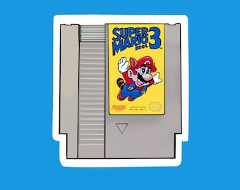 NES Super Mario Bros 3 Replacement Game Cartridge Label Decal Glossy ...