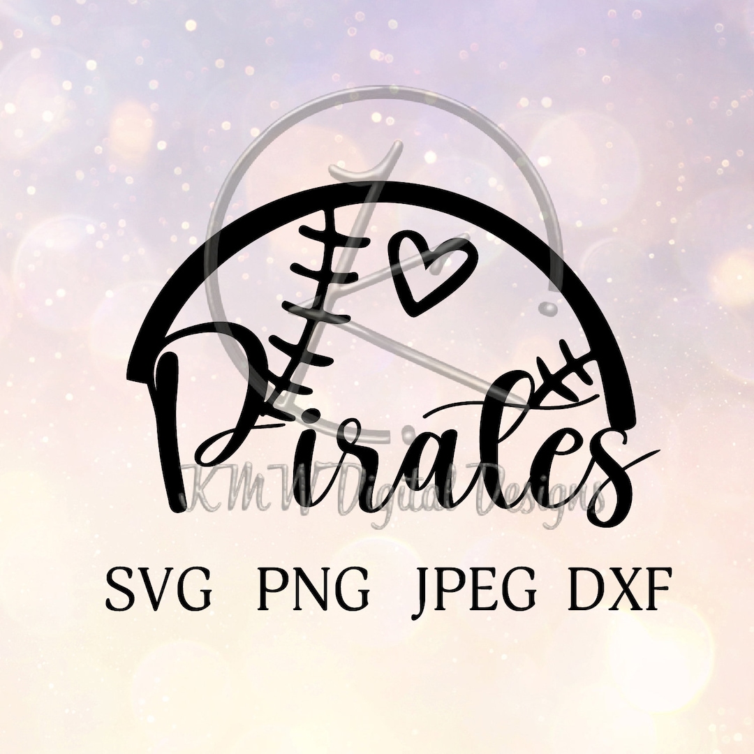 Pirates Heart SVG PNG JPEG - Etsy