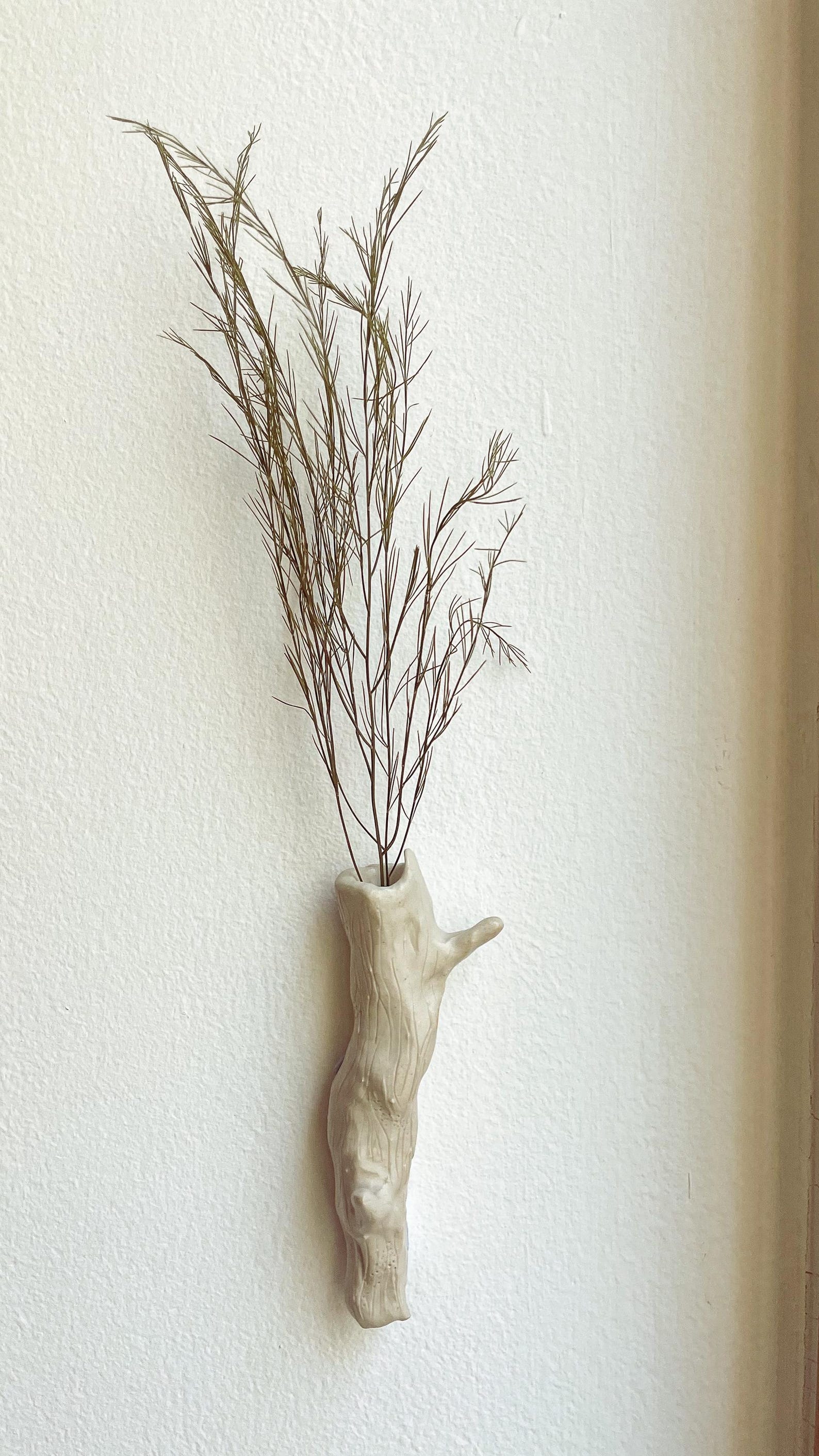 Handmade Ceramic Twig Wall Vase - Nature Inspired Home Decor - Etsy