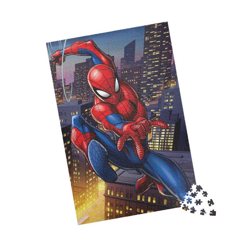 Spider-man Action Pose Puzzle | 110-1014 Piece Jigsaw, City Night ...