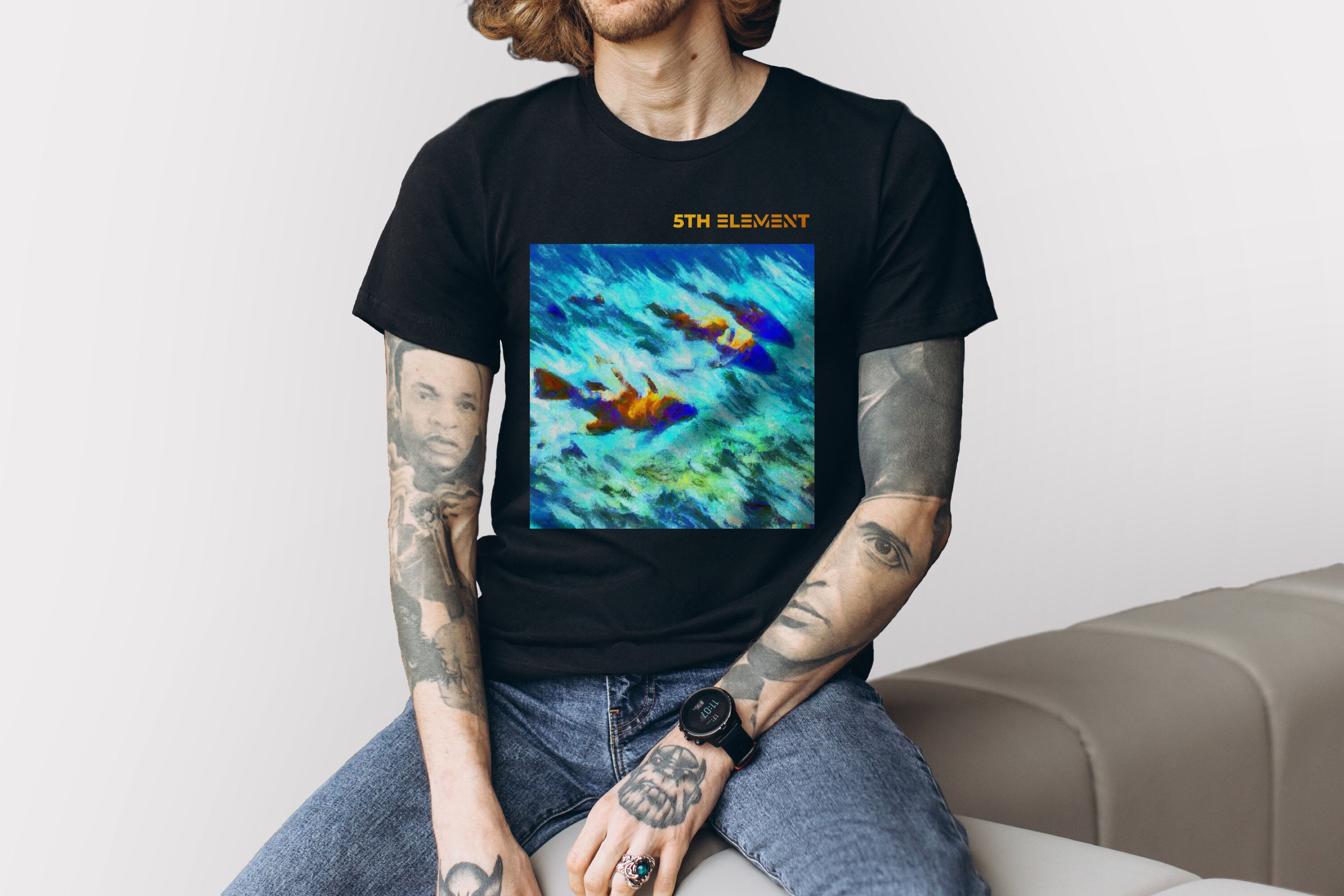 AI Generated Tee, AI Art, Happy Lovers Tshirt, Cool Funny Tee, Eye ...