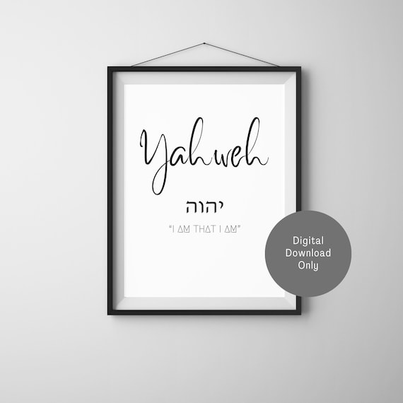 Hebrew Letter For Yahweh Family Of Messiah YahuShuah Assembly | Name