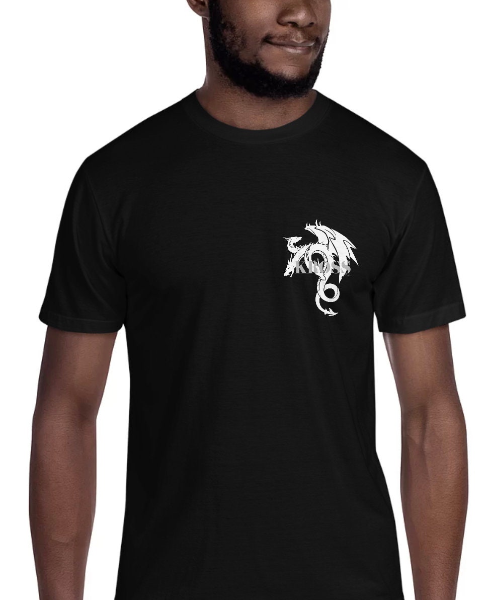 Mens Masculine Tshirts Dragon Design - Etsy