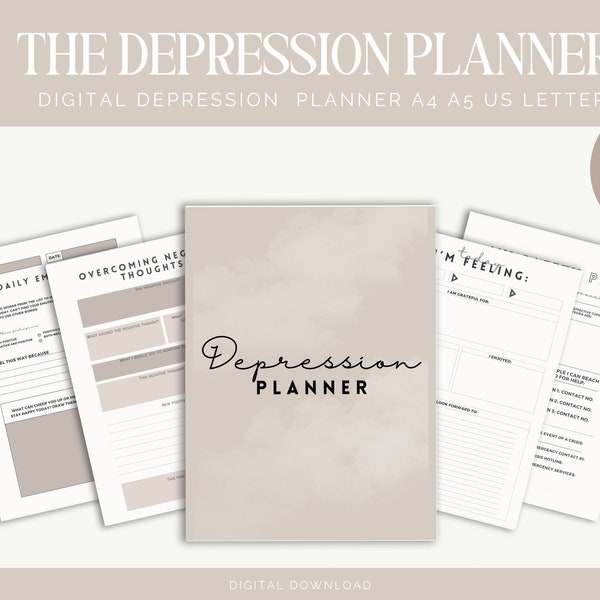 Depression Journal - Etsy