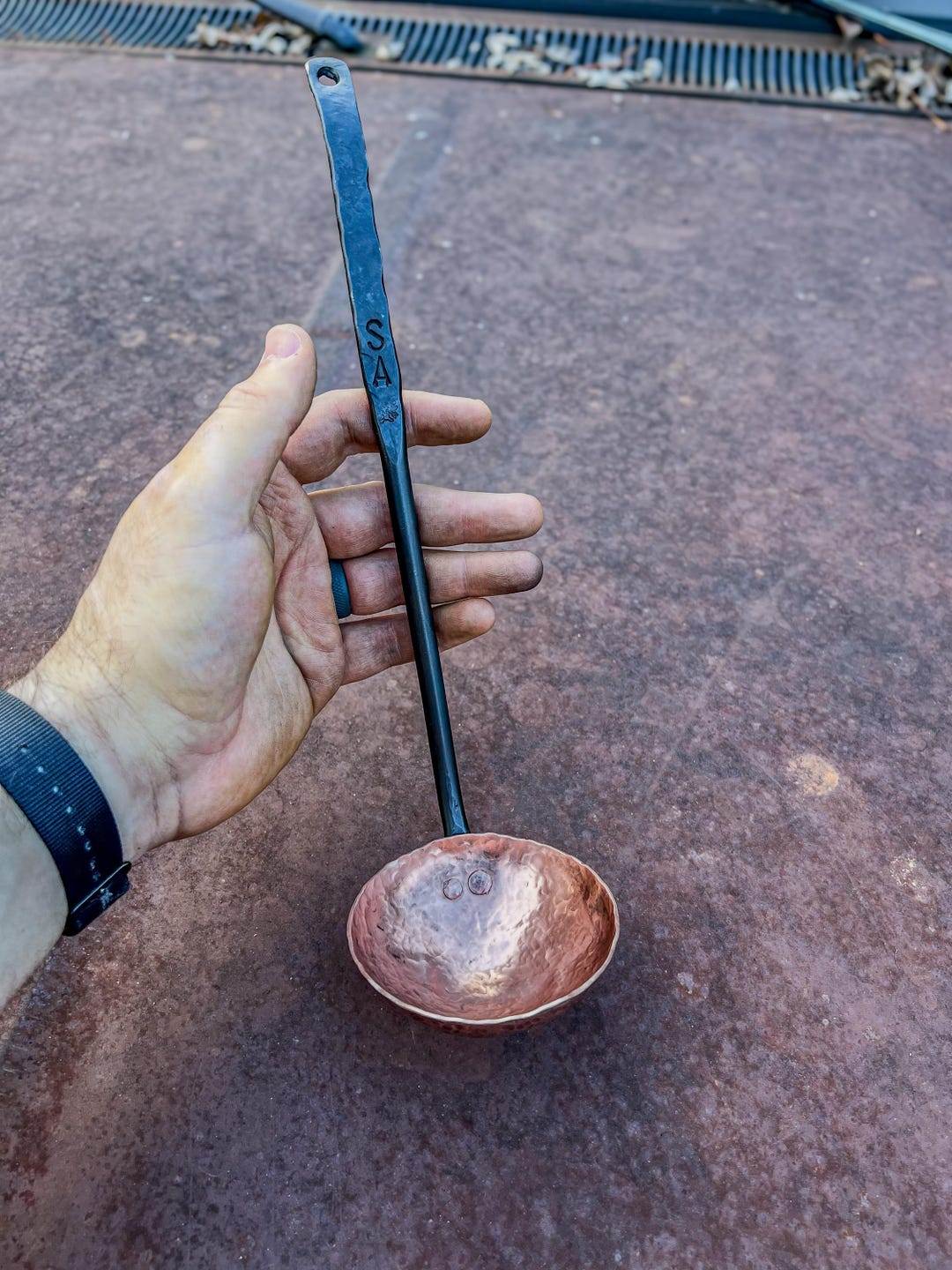Copper & Steel Ladle - Etsy