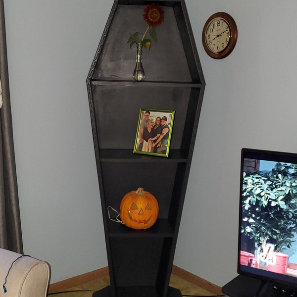 Coffin Bookcase - Etsy