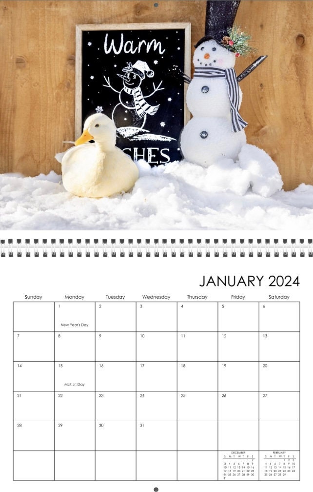 2024 Duck Calendar - Etsy