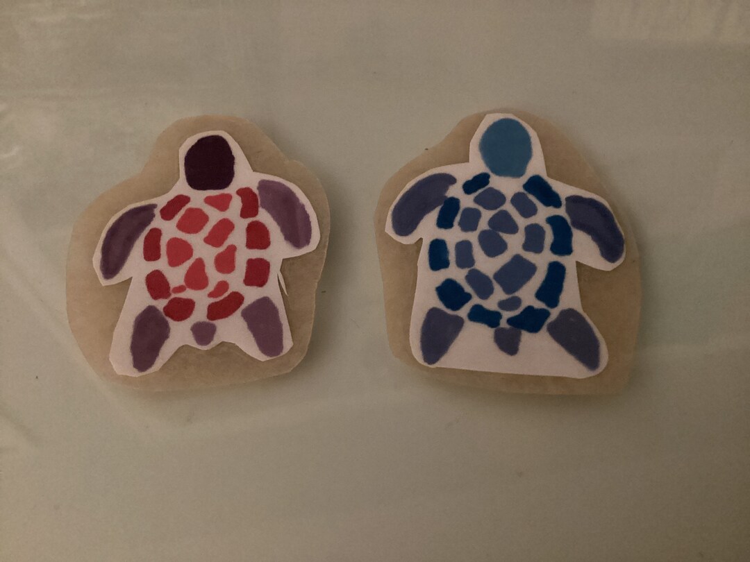 Tie-dye Turtle Stickerpack - Etsy