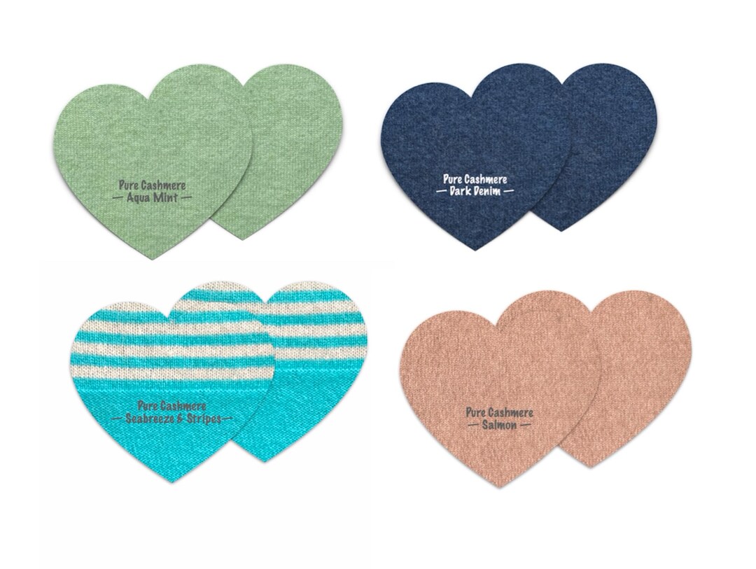 Cashmere Heart Elbow Patches – Knit Wool Repair, Sew/iron On - Etsy