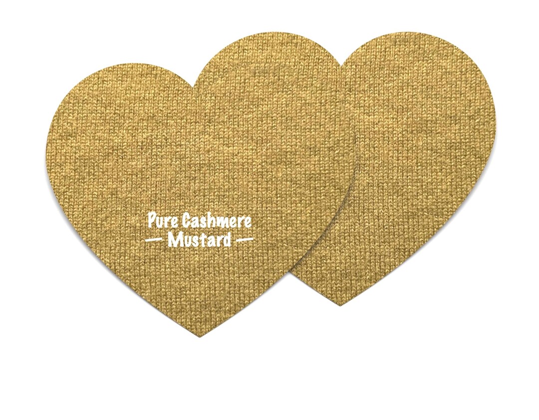 Reclaimed Cashmere Elbow Patches – Soft Knit Wool Repair, Sew or Iron ...