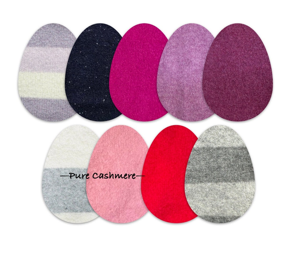 Cashmere Elbow Patches – Soft Knit Repair – Sew on or Iron on ...