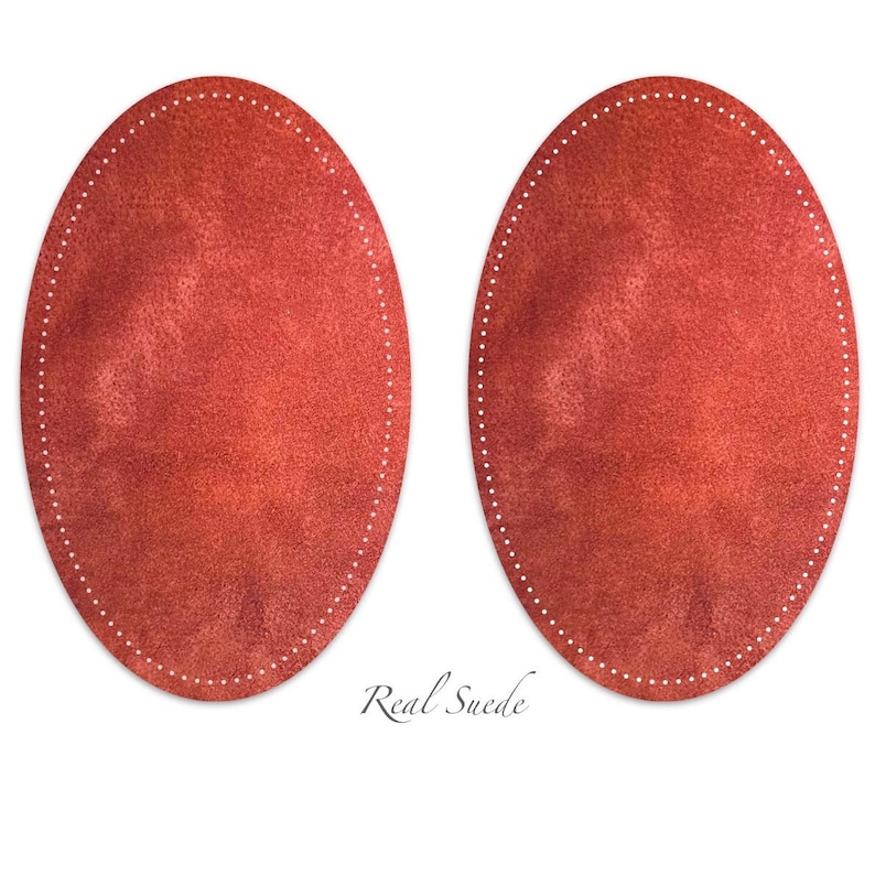 Elbow Patches - Real Suede Jacket Patches - Recycled Leather Repair Patch - Suitable for Any ...