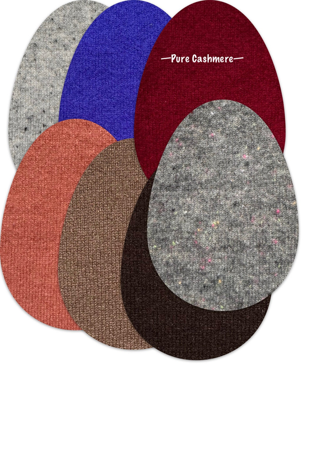 Cashmere Elbow Patches – Soft Knit Repair – Sew on or Iron on ...