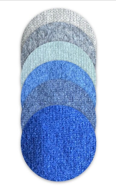 Cashmere Elbow Patches – Sew on - Iron on - Soft Knit Wool Repair ...