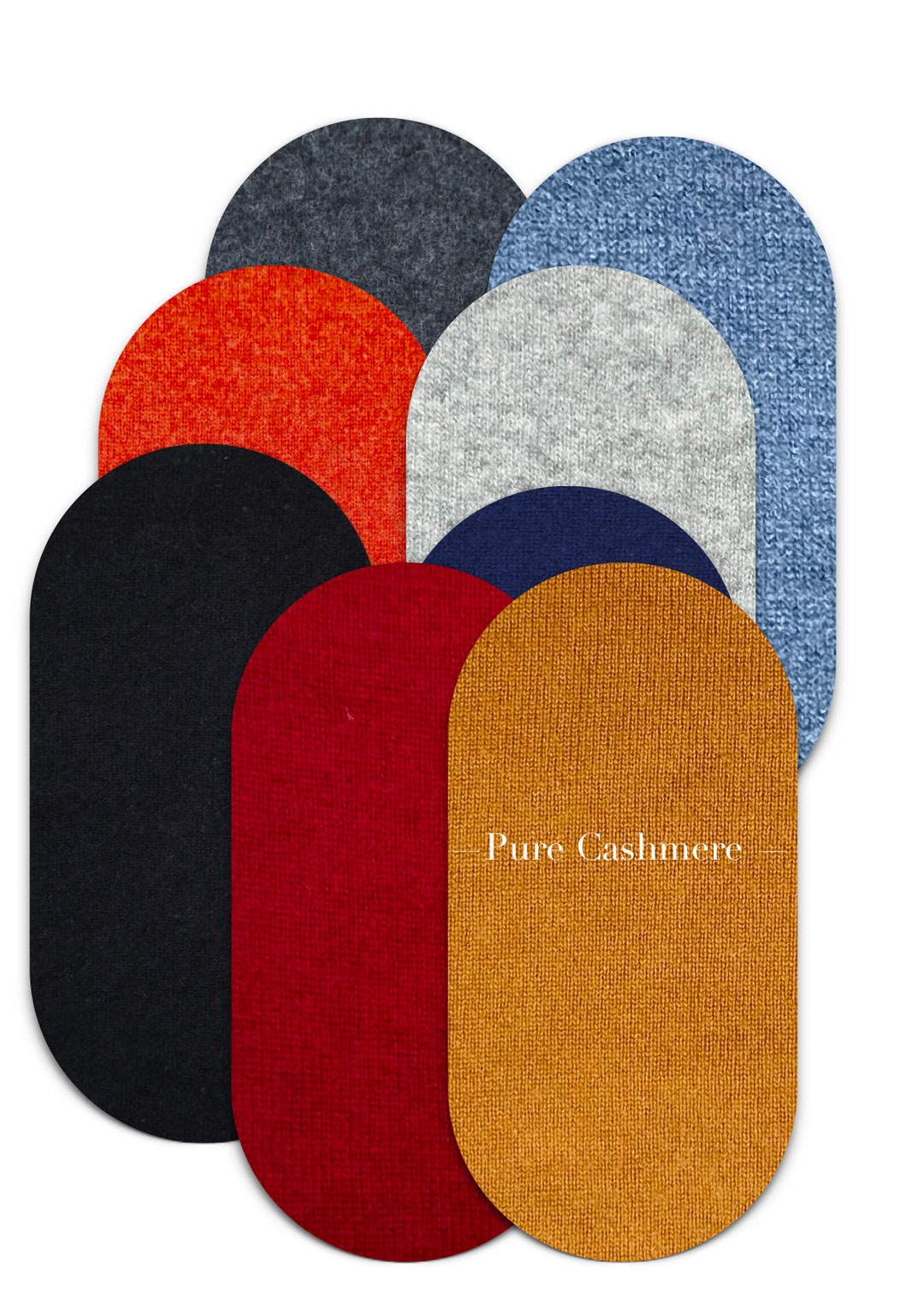 Elbow Patches for Cashmere Jumper– Iron on - Sew on - Optional – Soft ...