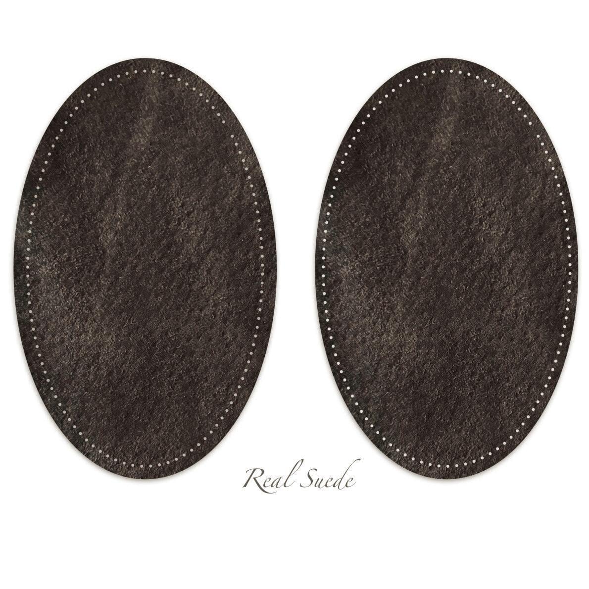 Elbow Patches - Real Suede Jacket Patches - Recycled Leather Repair ...
