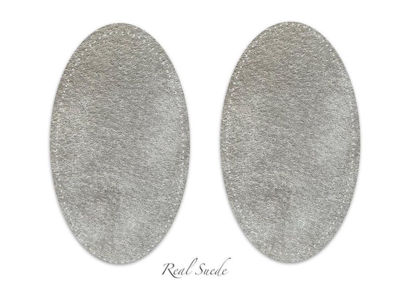 Elbow Patches - Real Suede Jacket Patches - Recycled Leather Repair ...