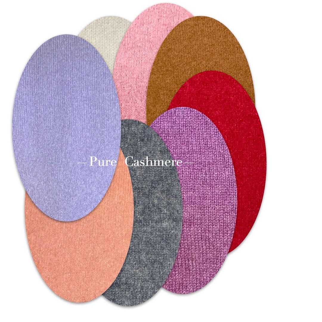 Upcycled Cashmere Elbow Patches – Sustainable Sweater Repair – Sew or ...