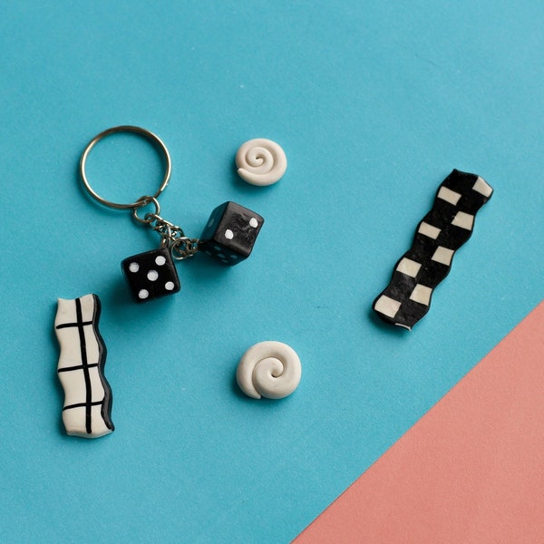 Dice Keychain - Etsy