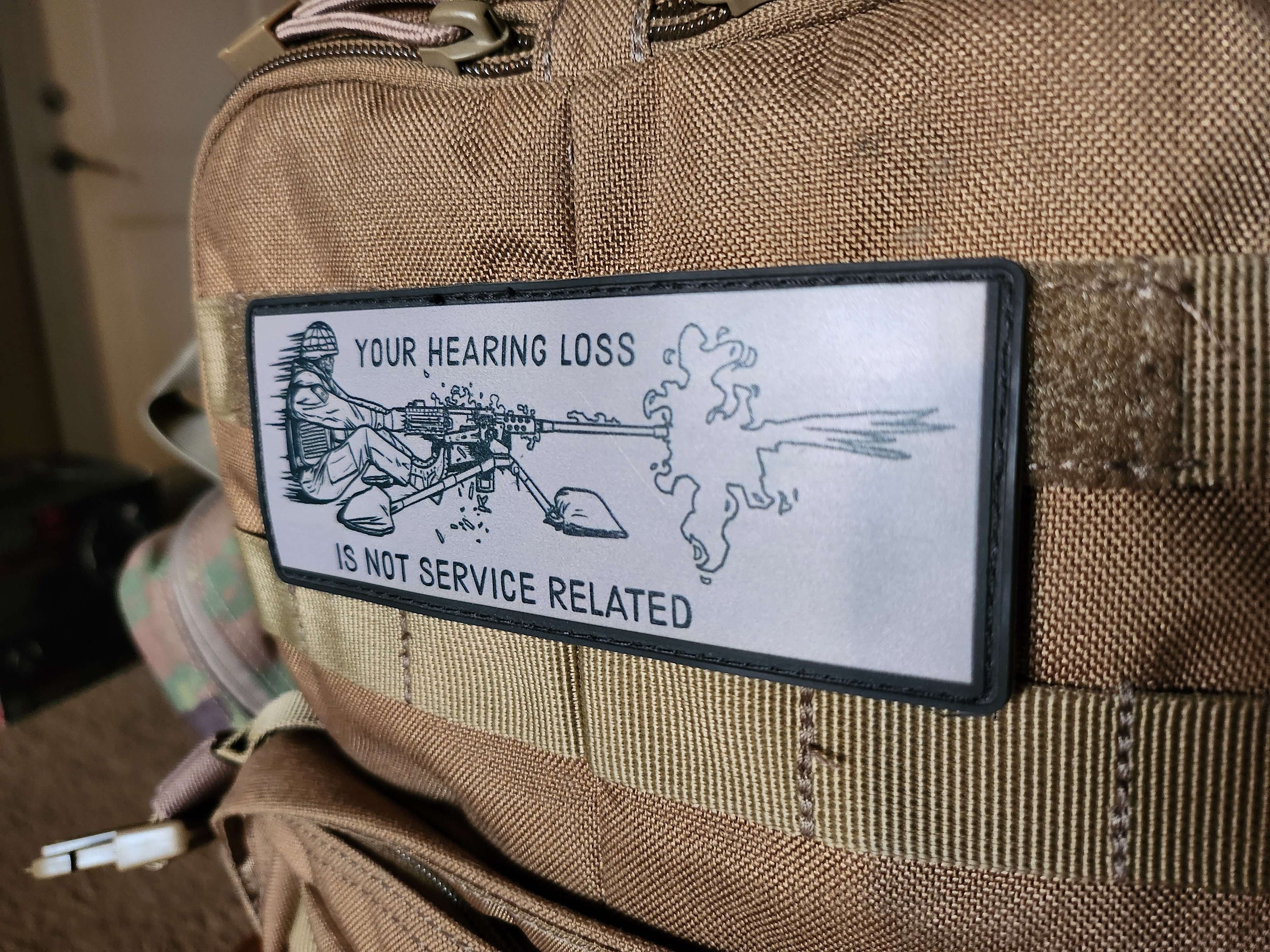 Your Hearing Loss is Not Service Related PVC Velcro Morale Patch - Etsy