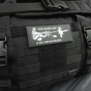 Your Hearing Loss is Not Service Related - PVC Velcro Morale Patch - Etsy