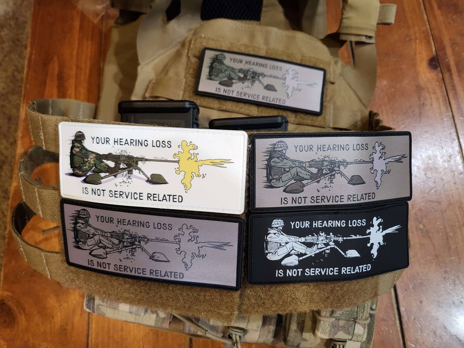 Your Hearing Loss is Not Service Related - PVC Velcro Morale Patch - Etsy