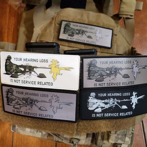 Your Hearing Loss is Not Service Related - PVC Velcro Morale Patch - Etsy