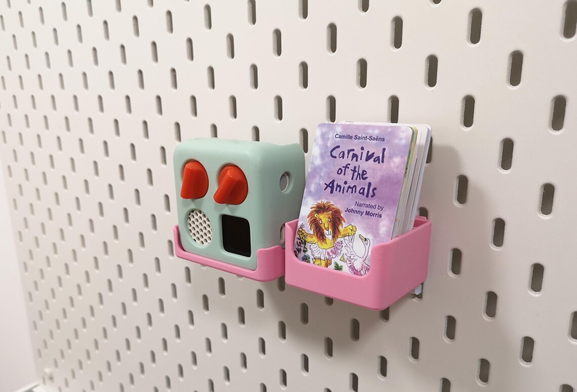 Ikea Skadis Yoto Mini Shelf & Card Holder, Card Bucket, Skadis Shelf ...
