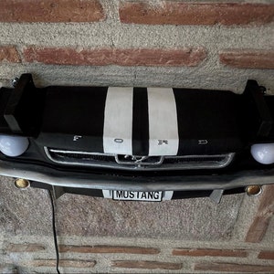 Ford Mustang Wall Decor, Handmade Mustang Wall Sculpture,classic Car ...