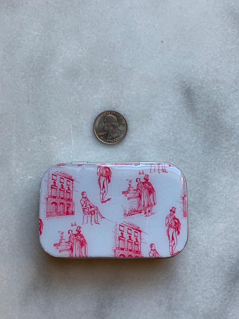 Collaged Resin Sealed Flip-top Tins | Unique Storage Containers- Mr ...