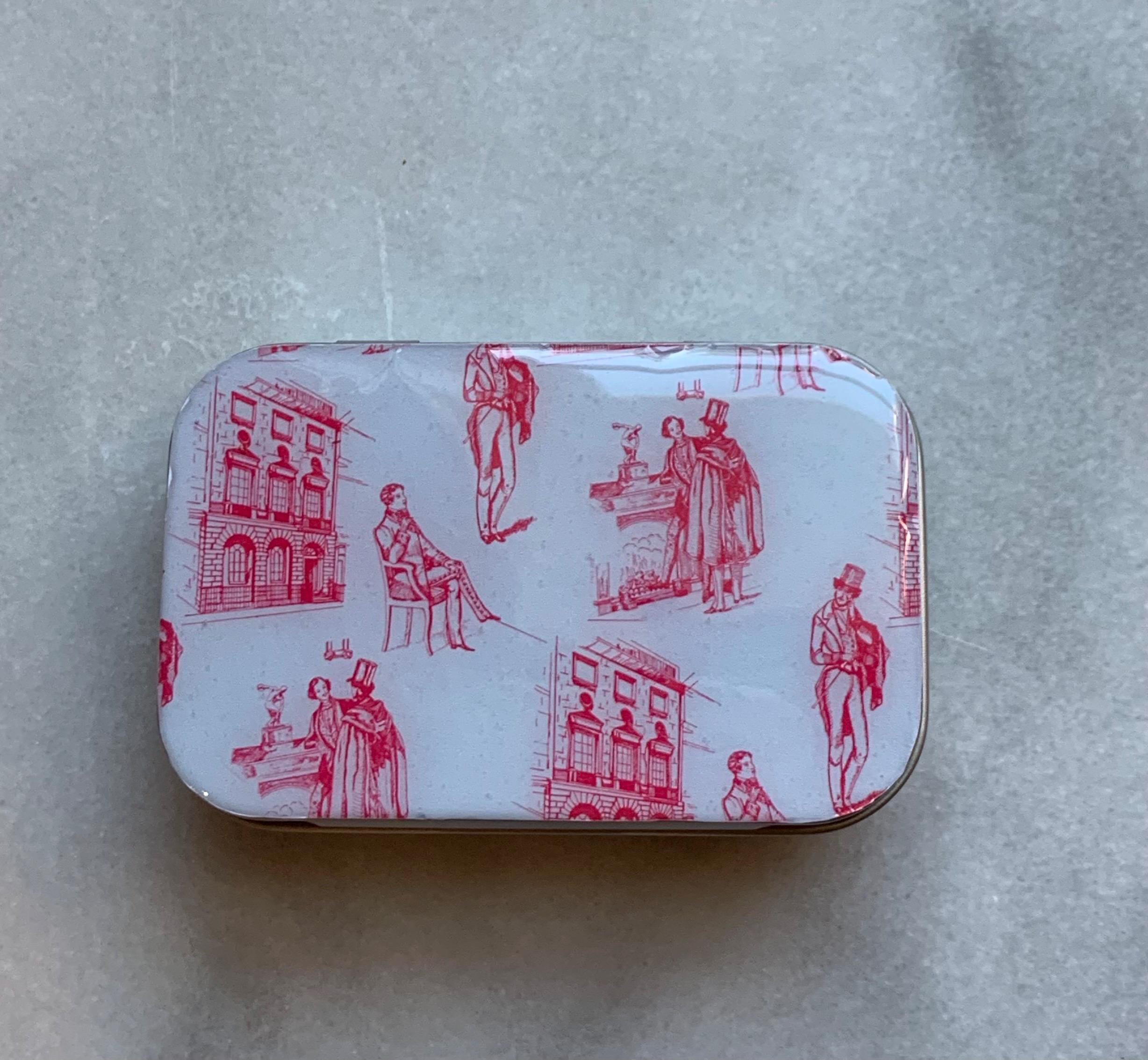 Collaged Resin Sealed Flip-top Tins | Unique Storage Containers- Mr ...