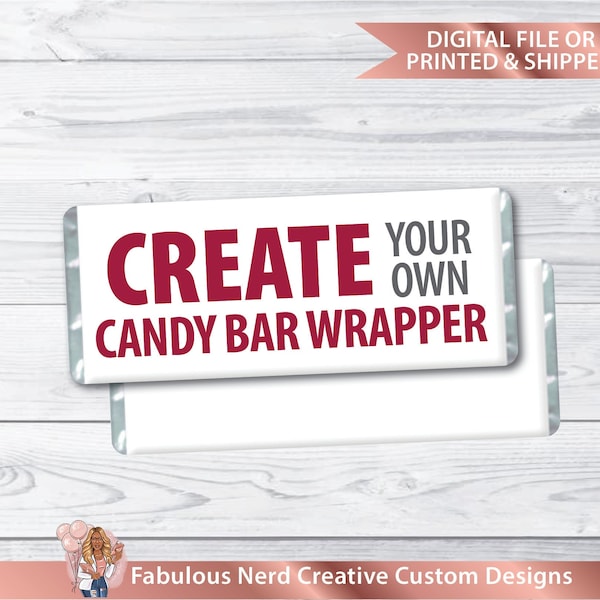 Custom Candy Wrappers - Etsy