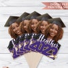 Custom Graduation Big Head Photo Fans Personalized Hand Fan Graduation ...