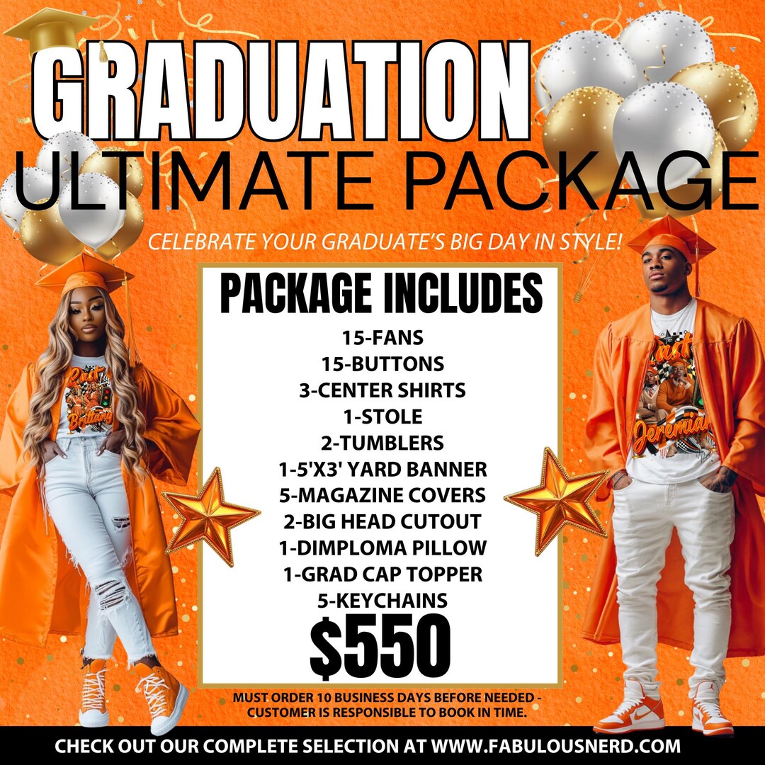 Ultimate Graduation Bundle Package - Etsy
