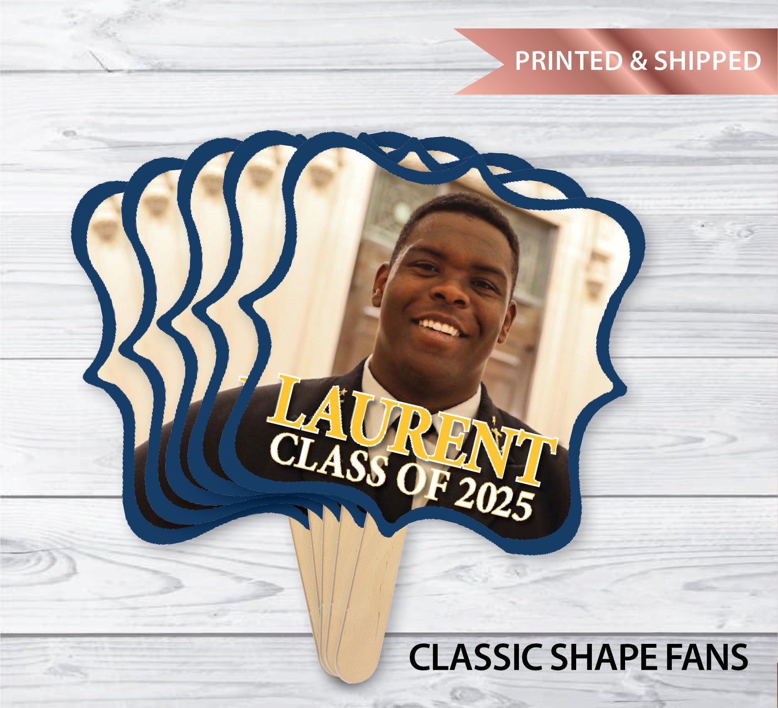 Custom Graduation Classic Photo Fans Personalized Hand Fan - Etsy