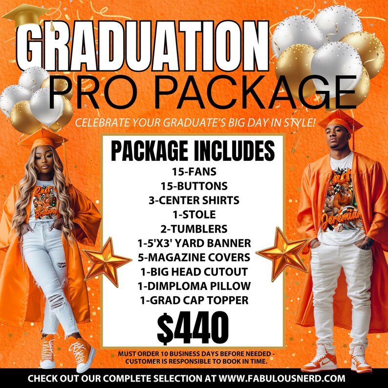 Pro Graduation Bundle Package - Etsy