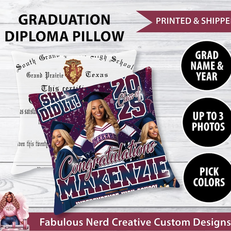 Graduation Pillow - Etsy