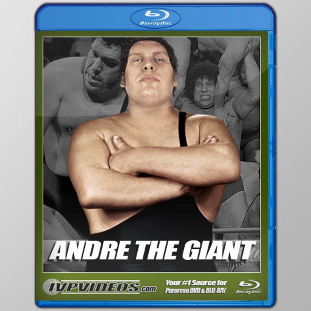 Best of Andre the Giant Single Disc Blu-ray With Cover Art Wrestling - Etsy