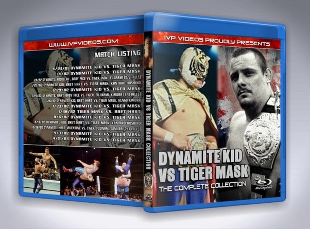 Best of Dynamite Kid Vs Tiger Mask Single Disc Blu-ray With Cover Art ...
