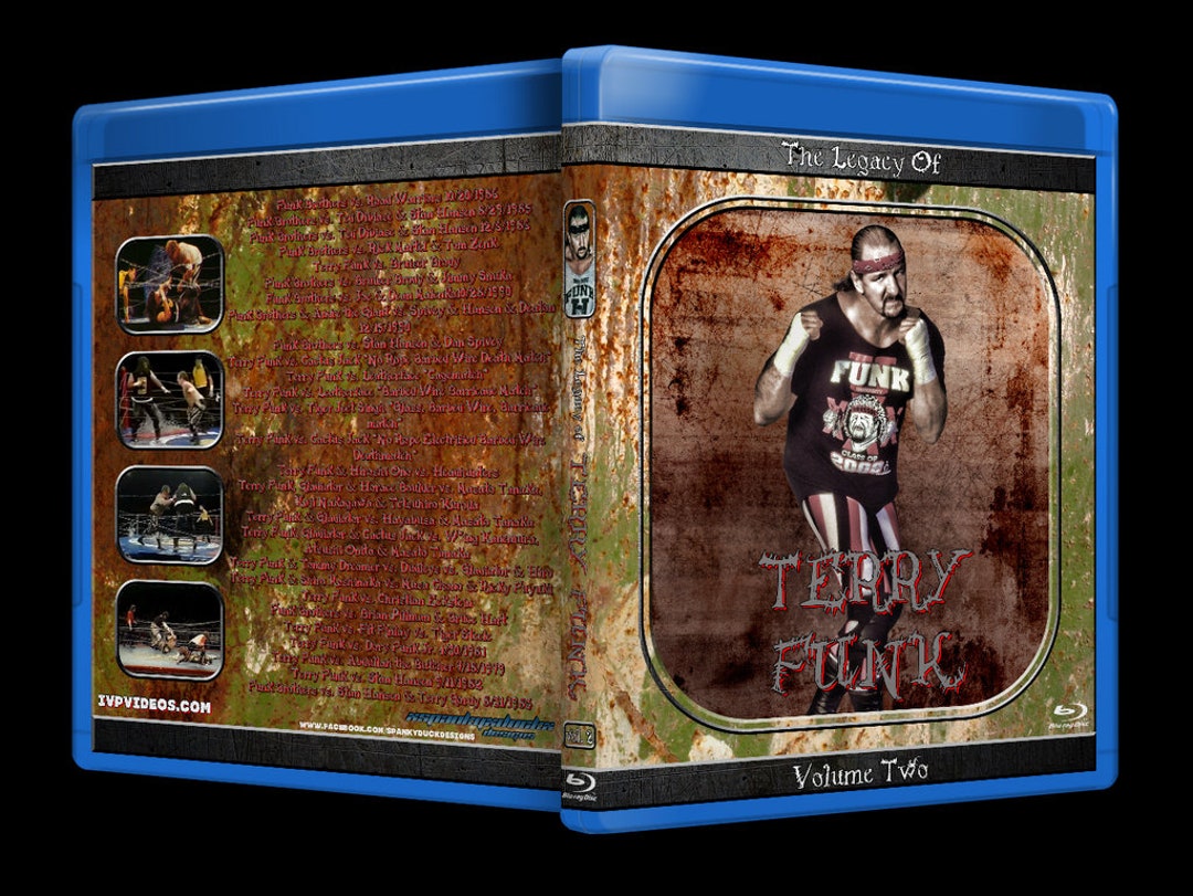 Best of Terry Funk Volume 2 Single Disc Blu-ray With Cover Art ...
