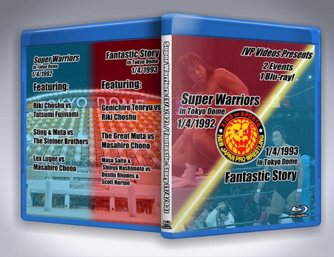 NJPW Tokyo Dome 1992 & 1993 January 4th Both Events Wrestling Blu-ray ...